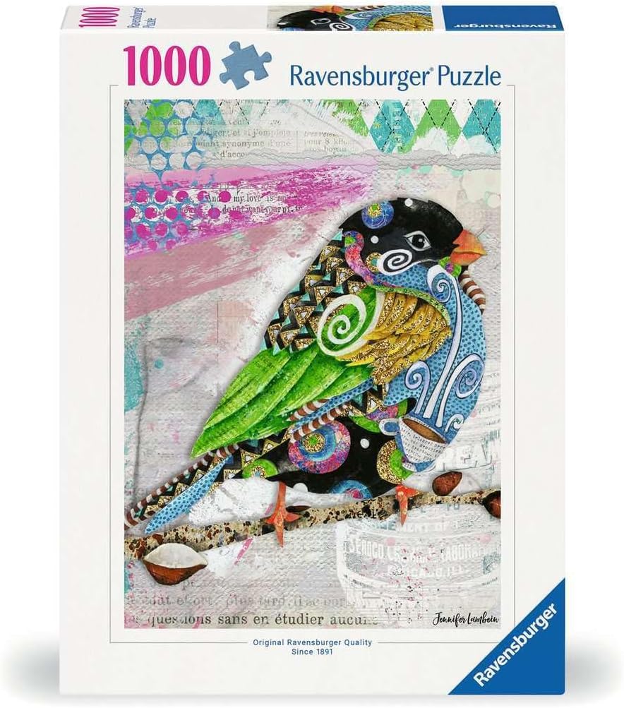 Ravensburger Swirly Bird 1000 Piece Puzzle – The Puzzle Collections